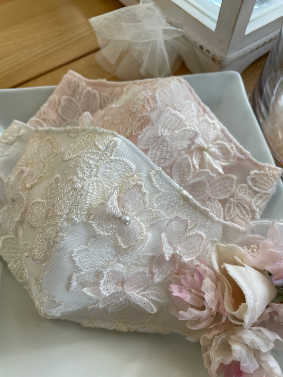 桜マスク 春のお出かけ （ホワイト） 布マスク cocon 通販 11547371｜Creema(クリーマ)