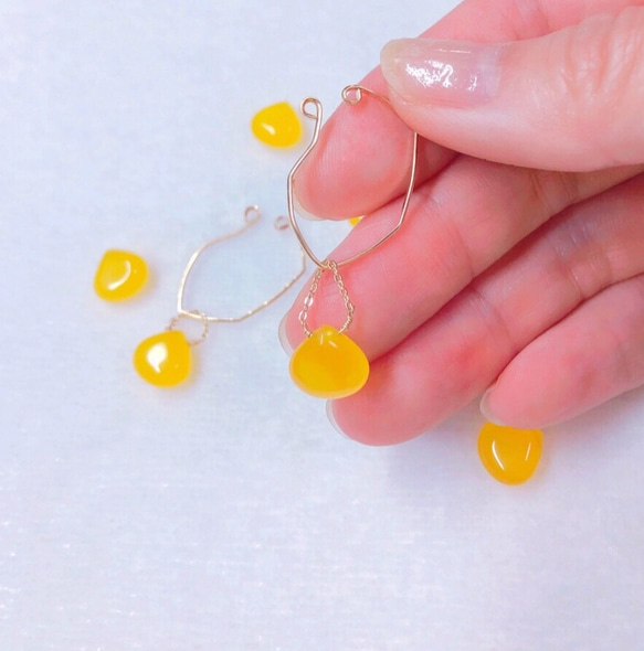 k14gf＊マスタードイエロー＊2wayイヤーカフ イヤーカフ a little jewelリトルジュエ 通販 12653191｜Creema ...