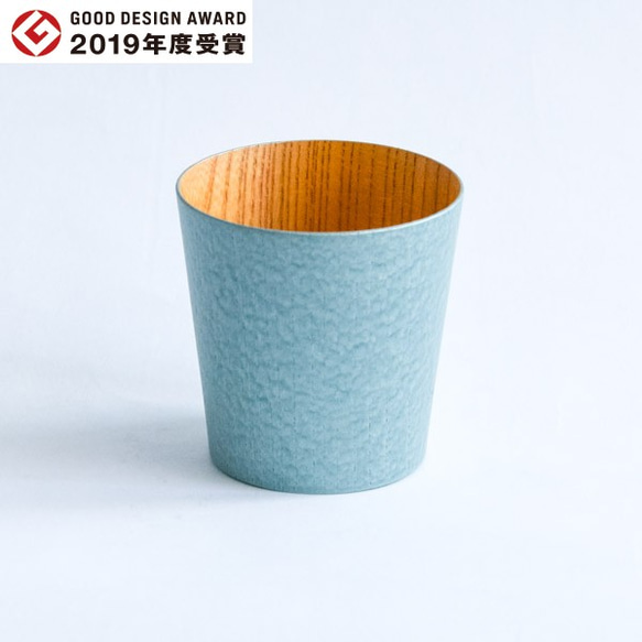 うつろいカップ グリーンパールナチュラル L グラス うるしの器あさだ 通販 4958197｜Creema(クリーマ)