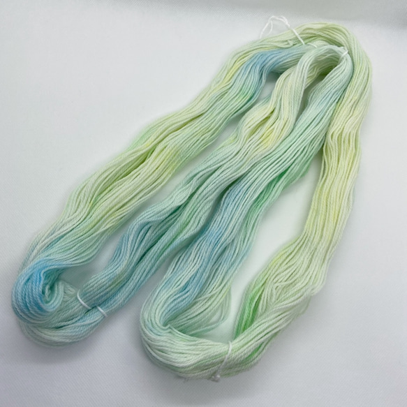 手染め糸ソックヤーン50g 「ソーダとラムネ」 毛糸 NATUME LAB 通販 11561732｜Creema(クリーマ)