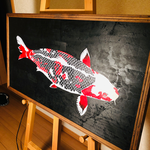 錦鯉 絵画 寿工房 通販 11370312|Creema(クリーマ) 錦鯉 絵画 寿工房 通販 11370312|Creema(クリーマ)