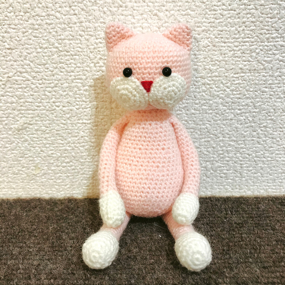 ami-neko baby pink あみぐるみ ami-neko 通販 8209544｜Creema(クリーマ)