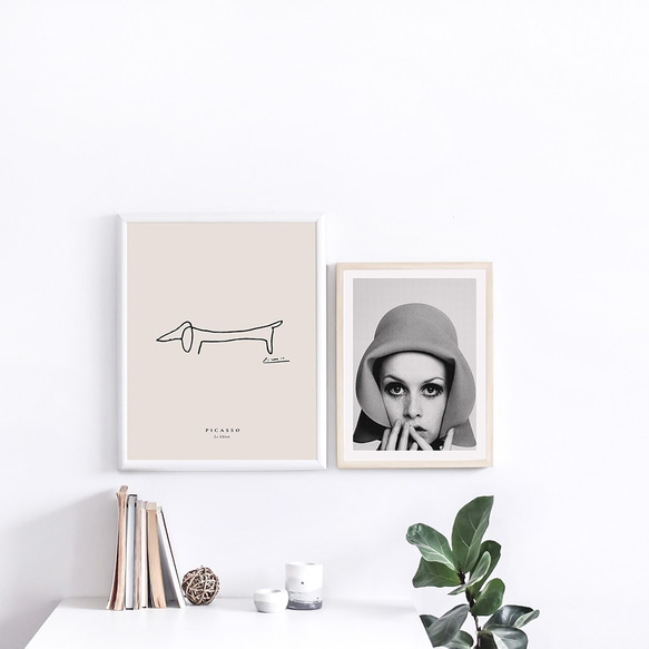 【0070N】アートポスター Pablo Picasso, "Le Chien" 北欧インテリア 写真・グラフィック hos_decor 通販 ...