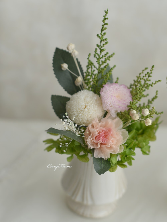 お供え花/プリザーブドフラワー＊パステル プリザーブドフラワー フローラemi 通販 12176863｜Creema(クリーマ)