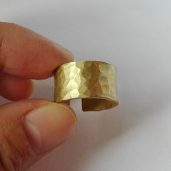 真鍮リング(幅広) 指輪・リング haba 通販 3533394｜Creema(クリーマ)