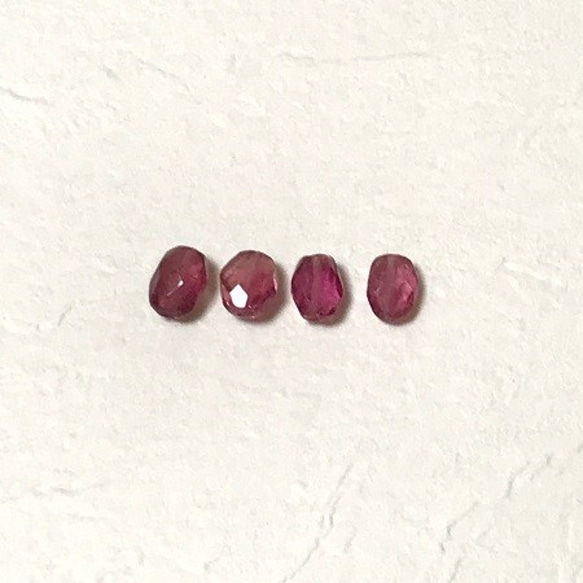 ピンクトルマリン オーバルカット【天然石ビーズ】 天然石 ferie* 通販｜Creema(クリーマ)