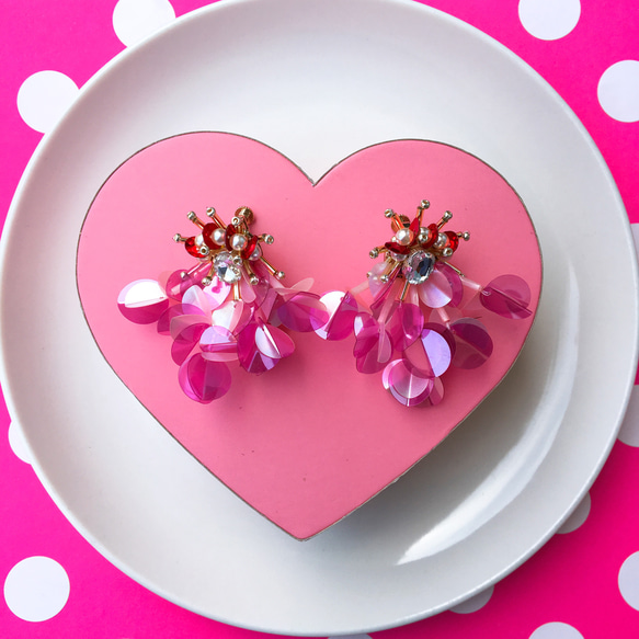 feather dance earring イヤリング・ノンホールピアス kami 通販｜Creema(クリーマ)