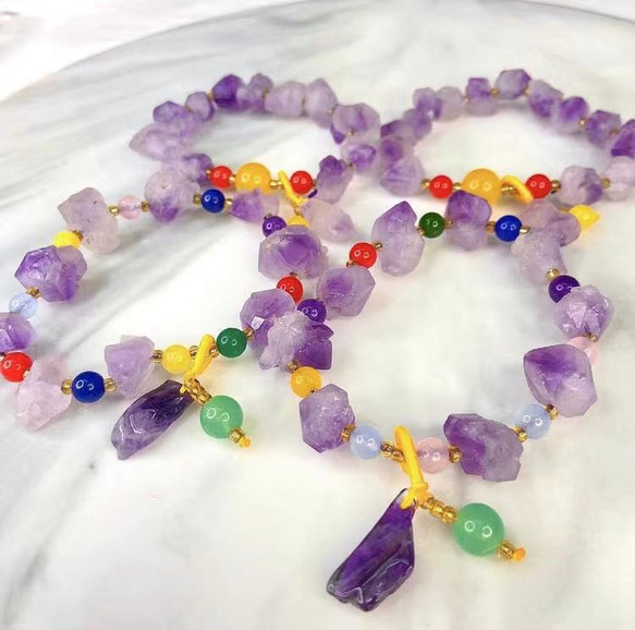 ブレスレット アメジスト 約13mm〜15mm 産天然石 パワーストーン ブレスレット cometstone 通販 11963828 ...