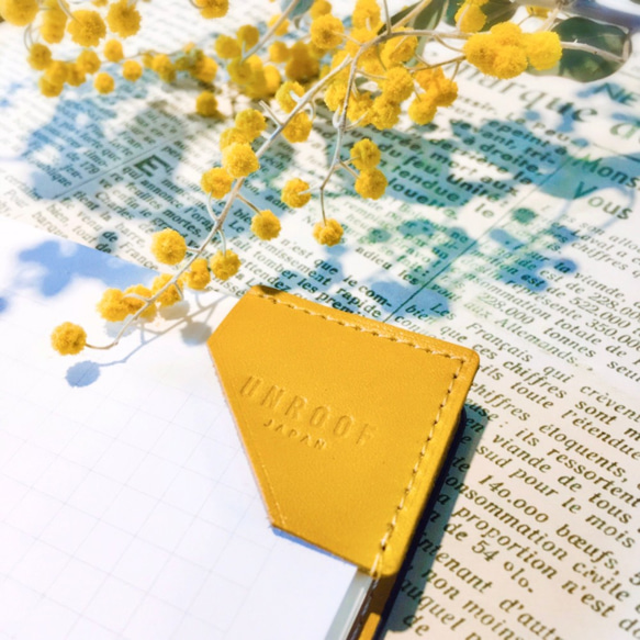 [新色追加!!]全5色 本革ブックマーカー しおり・ブックマーク unroof 通販 11609683｜Creema(クリーマ)