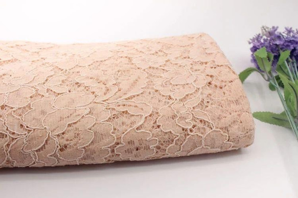 Z14 サーモンピンク色チュールレース クラフト 手芸用品 レース ʚmummyɞ 通販 12657776｜Creema(クリーマ)