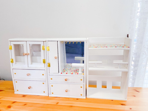 アクセボックス＆コスメボックス＆3段棚 3点セット 壁掛けラック・ウォールシェルフ くろごま工房 通販 11911973｜Creema(クリーマ)