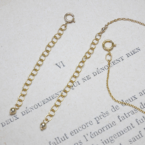 ★オプション★アジャスター+5cm 14KGF ネックレス・ペンダント R* 通販｜Creema(クリーマ) 3051091