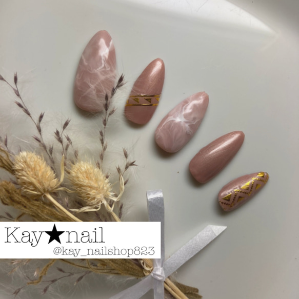 ジェルネイルチップ 10本 ネイルチップ（つけ爪） MIKA NAIL 通販 12463886｜Creema(クリーマ)