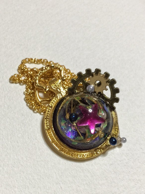 歯車からこぼれ落ちる刹那 懐中時計ペンダント ネックレス・ペンダント 087ひよはる 通販 3688049｜Creema(クリーマ)