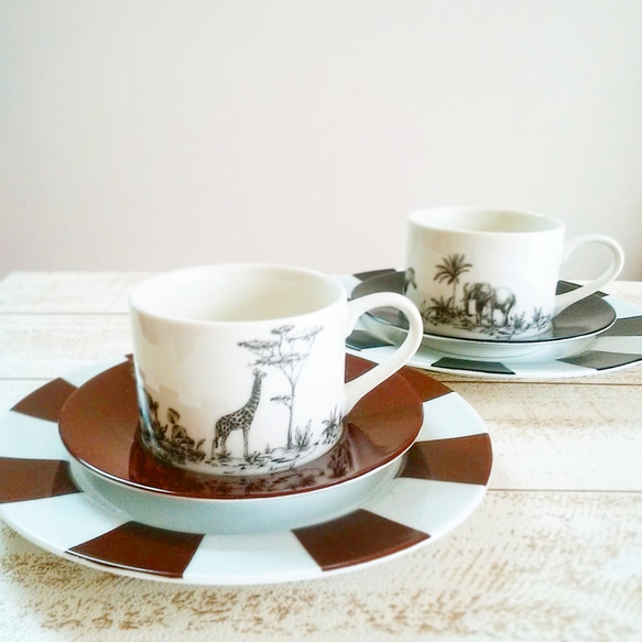 safari style♡tea set ティーカップ magnifique 通販｜Creema(クリーマ)