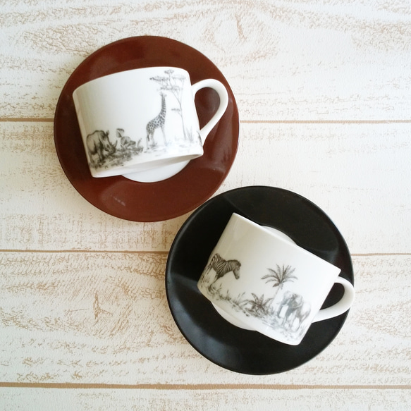 safari style♡カップアンドソーサー ティーカップ magnifique 通販 2996480｜Creema(クリーマ)