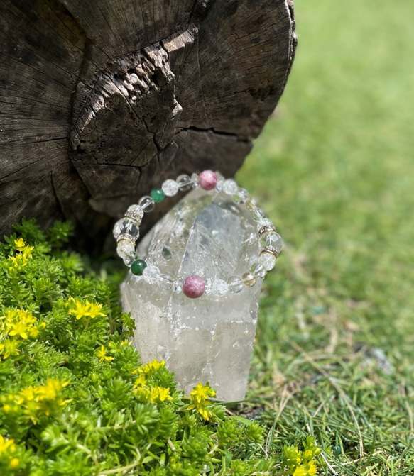 本来の自分に♡お姫様ブレス 心の解放、レピドライト、天然石ブレスレット ブレスレット Chiko 通販 12064834｜Creema(クリーマ)