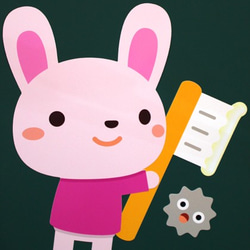 動物と歯磨き 壁面飾り イラスト D 通販 5720297｜Creema(クリーマ)