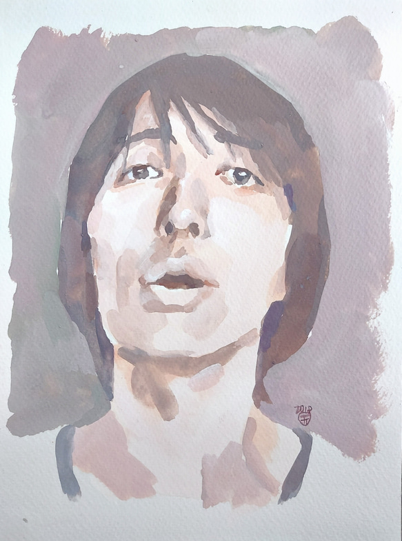 「masahiko shimura」水彩画 水彩紙 イラスト tsujirock works 通販 12037585｜Creema(クリーマ)