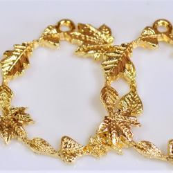 リーフチャーム 6個セット ハンドメイド素材 チャーム Crisys 通販｜Creema(クリーマ)