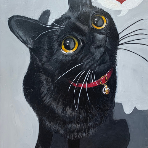 絵画 一点もの 猫 A4 原画 アクリル画 手書き 黒猫 イラスト 絵画 一点もの 猫 A4 原画 アクリル画 手書き 黒猫 イラスト