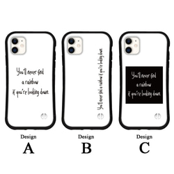 iPhone16 15 14 13 pro SE iface型 カバー スマホケース モノトーン 文字 送料無料 白 黒 iPhoneケース ...