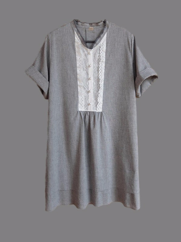 ～Seriesグレー系～ ...14-jbgy チュニック www 通販 565929｜Creema(クリーマ)