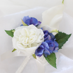 《送料無料》 爽やかなブルーのクラッチブーケ ブーケ ル・ソレイユ 通販｜Creema(クリーマ) 3964847