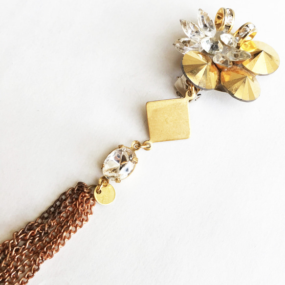 Remade - シングルイヤリング Bijou イヤリング・ノンホールピアス TAMARI 通販 1835232｜Creema(クリーマ)