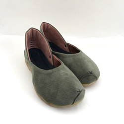 ROUND shoes #micro-fiber #受注製作 スリッポン shoe store ko 通販 2691813｜Creema(クリーマ)