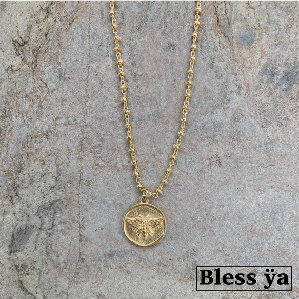 3 BUG Coin Necklace ネックレス・ペンダント Bless ya 通販 12586895｜Creema(クリーマ)