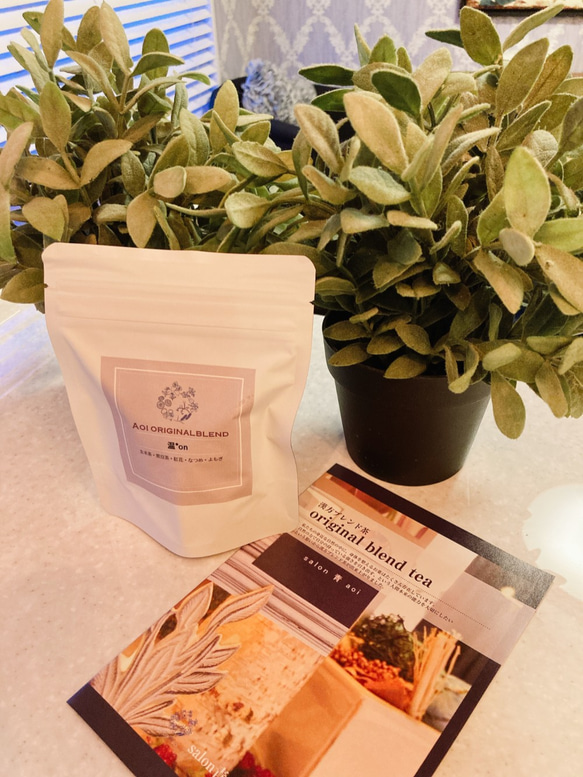 漢方ブレンド茶 温*on 冷えは大敵！寒がりさんのぽかぽかブレンド たっぷり1ℓ用パック5P 紅茶・お茶・ハーブティー salon青aoi ...