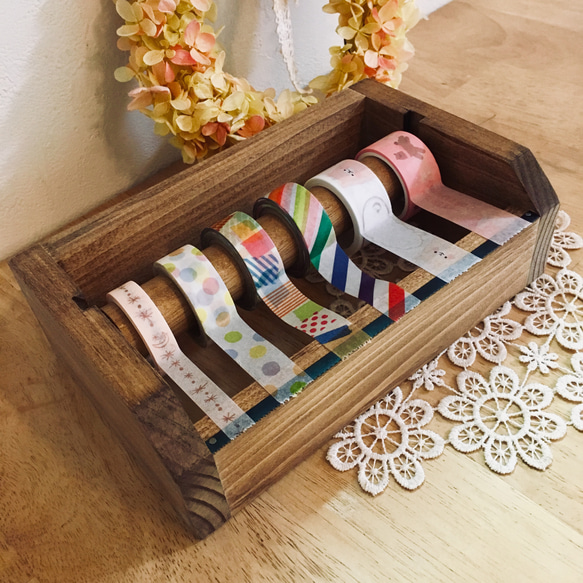 シンプルな木製マスキングテープカッター （中） その他インテリア雑貨 mogumoku 通販 12479182｜Creema(クリーマ)