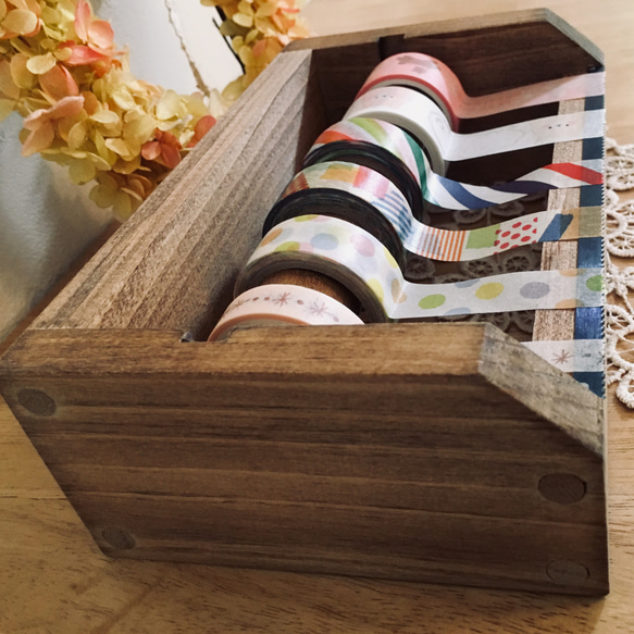 シンプルな木製マスキングテープカッター （中） その他インテリア雑貨 mogumoku 通販 12479182｜Creema(クリーマ)