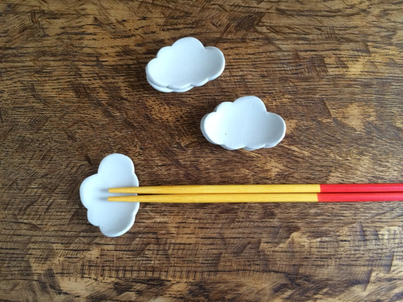 雲のはしおき（5個組） 箸・箸置き 後山工房 マザキユキ 通販 2117791｜Creema(クリーマ)