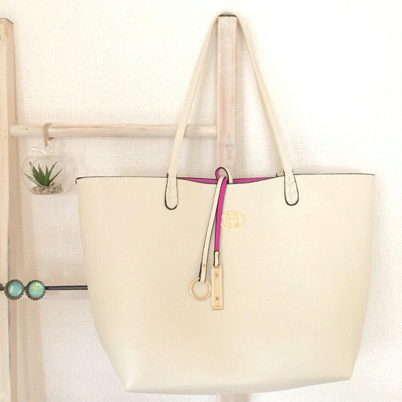 ノアズアーク☆イン バッグ☆マダムトートバック-2000-ホワイト トートバッグ YOU ️ 通販｜Creema(クリーマ) 2484380