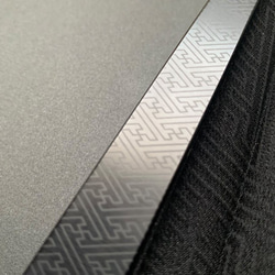 名古屋黒紋付染アルミ扇子「KOKUSEN」サヤ型 クロームxブラック 和装小物（帯・半襟） suehirodo 通販 12646860 ...