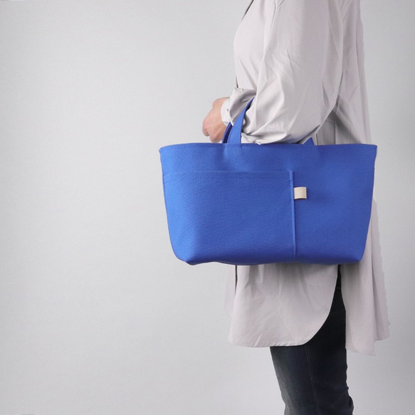 上班通勤時，Scandinavia x Fuji Kinbai 海藍/帆布托特包 [Ship Tote] 托特包 HANEANT KOBE ...