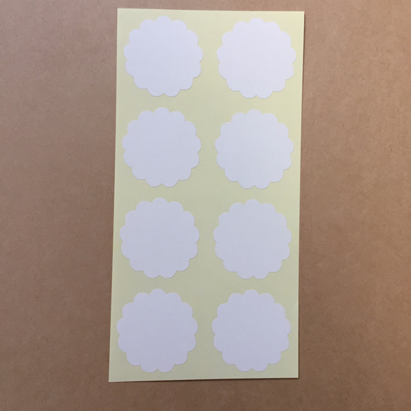 《上質紙シール》スカラップサークル型シール☆3cm☆80枚 シール みぃ ︎シール屋さん/割引クーポン発行中 通販 3990118 ...