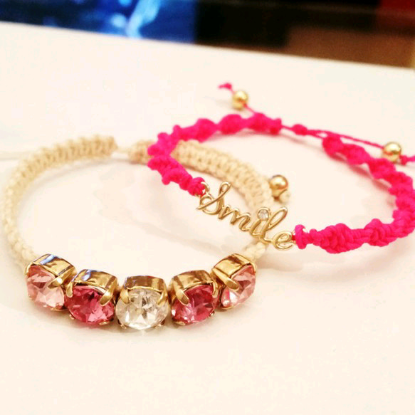 スワロコードブレス ブレスレット ぁぃ(•ө•)♡ 通販 1484643｜Creema(クリーマ)