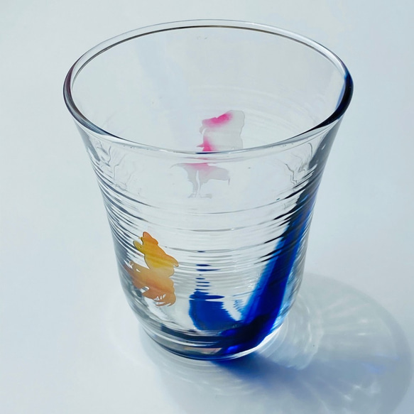 ゆらぎ金魚の群青グラス グラス みほり 通販 9536836｜Creema(クリーマ)