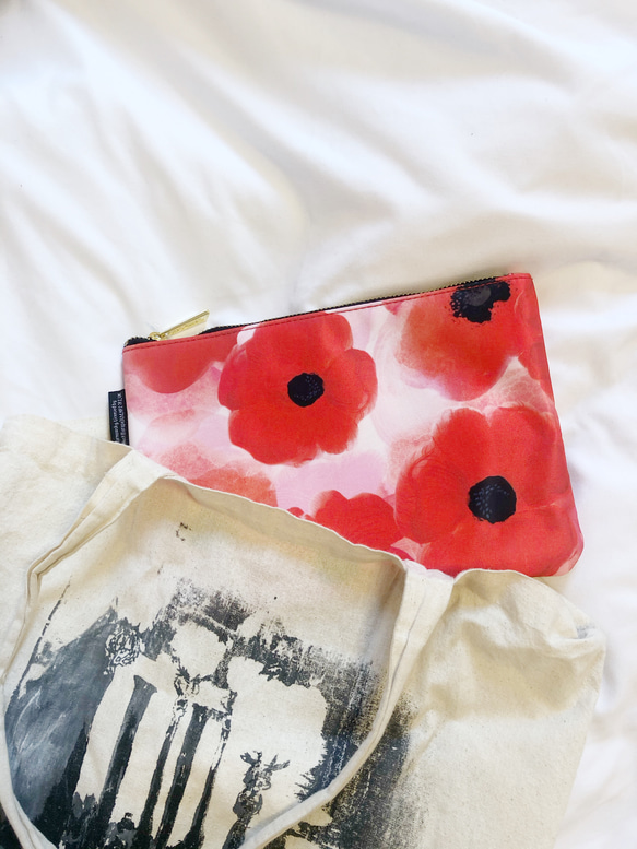 poppy skinny pouch ポーチ ledite 通販｜Creema(クリーマ) 9426325