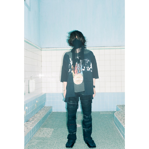 TN21AW101 JIKKENPANTS CRUST PANTS color:BK リメイク クラスト TN21AW101 JIKKENPANTS CRUST PANTS color:BK リメイク クラスト