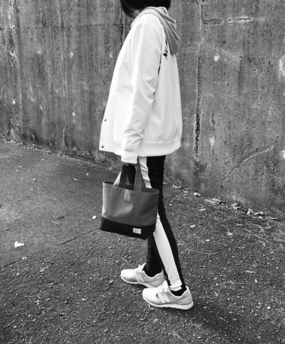 帆布のミニトート（ターコイズ×グレー） トートバッグ IAM 通販 9015280｜Creema(クリーマ)