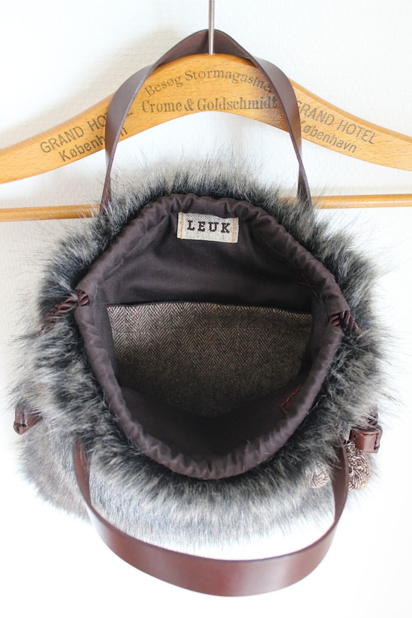 [受注製作]mocomoco bag（ファーバッグ）トート型 その他バッグ order made bag leuk 通販 4680805｜Creema(クリーマ)