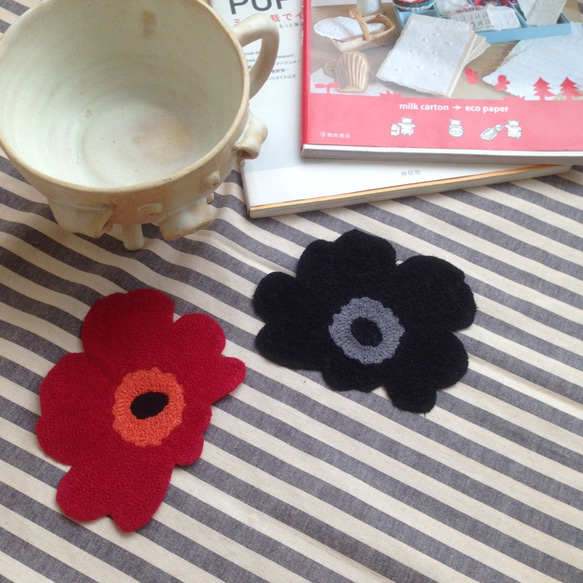 刺繍 コースター コースター MiiNi 通販｜Creema(クリーマ) 1609395
