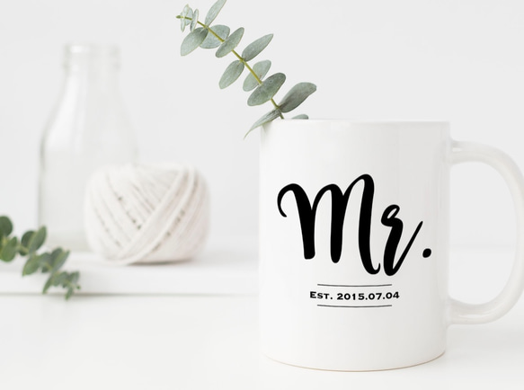 オーダーメイド 名入れペアマグカップ【Mr.&Mrs.】│結婚祝い その他ペーパーアイテム DIYstorePBW 通販 3056448 ...