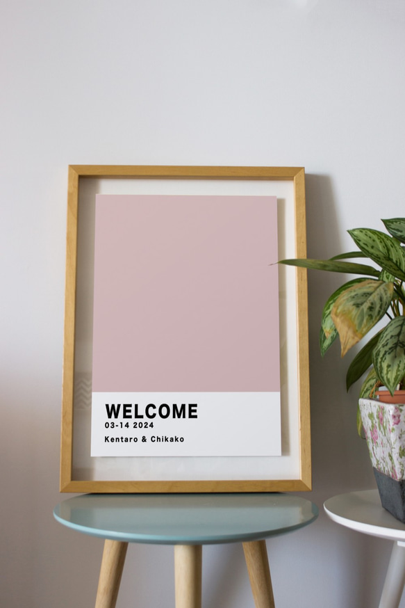 PANTONE ウェルカムボード │パントンカラー PANTONEポスター ウェルカムボード DIYstorePBW 通販｜Creema ...