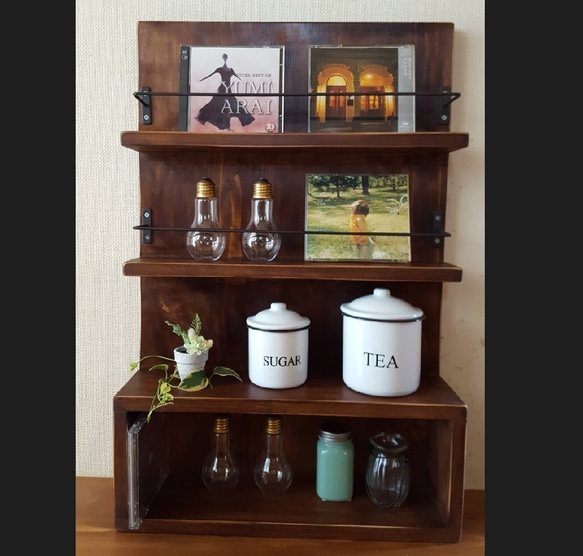 アンティーク風スパイスラック(ジャコビーン) 壁掛けラック・ウォールシェルフ Barn 通販｜Creema(クリーマ) 4307264