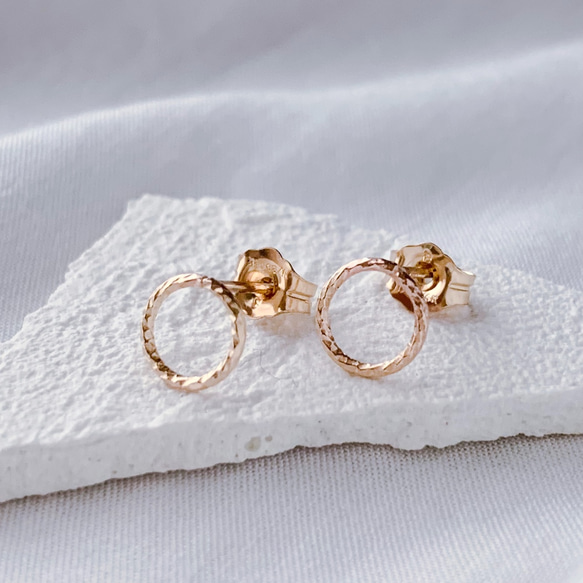 circle 06 /14kgf miniピアス / 小さなピアス ピアス（メンズ） SIWASAN/小さく再開中 通販｜Creema(クリーマ) 12615616